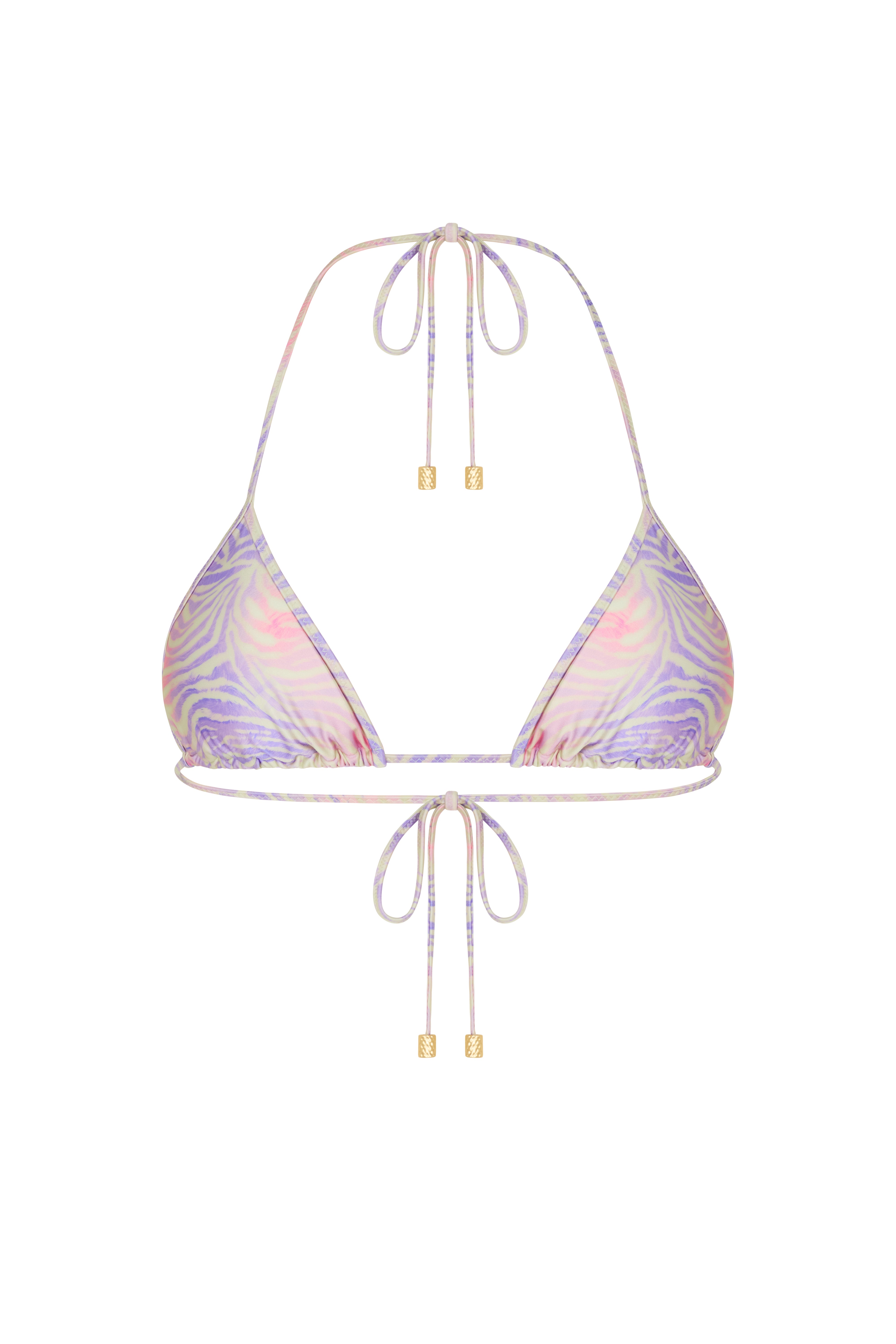 LOTTA ZEBRA HAZE | TRIANGLE BIKINI TOP | SOMMER SWIM – SOMMER SWIM