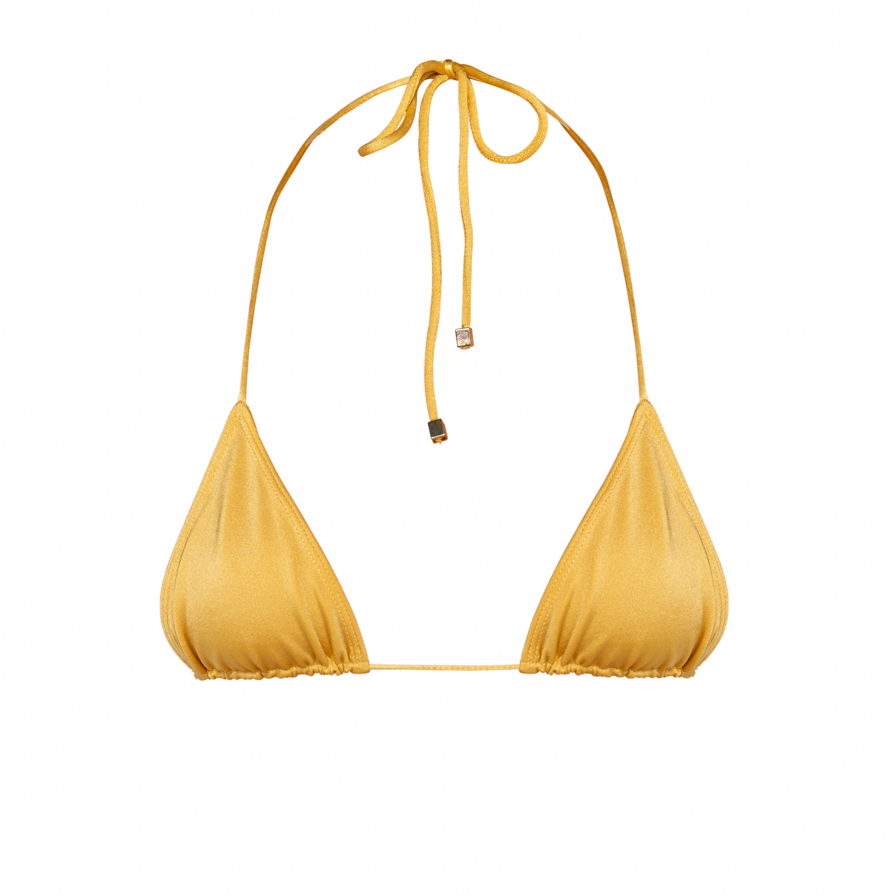 Stella Lusso Triangle Bikini Top - Luxurious Mini Halter Style – SOMMER SWIM